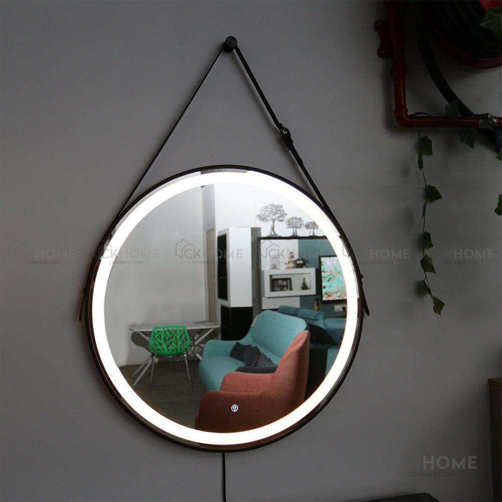 Elle Round Mirror with LED Lighting | CKHOME2U