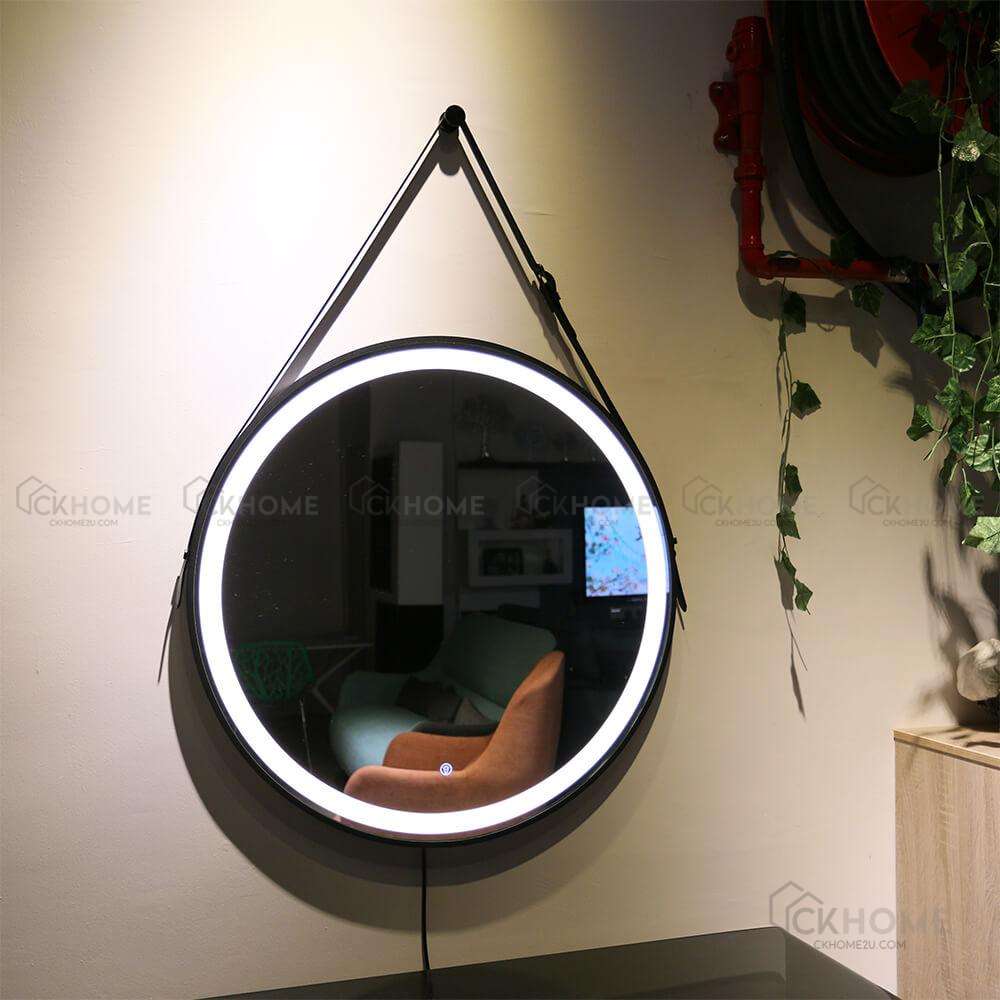 Elle Round Mirror with LED Lighting | CKHOME2U
