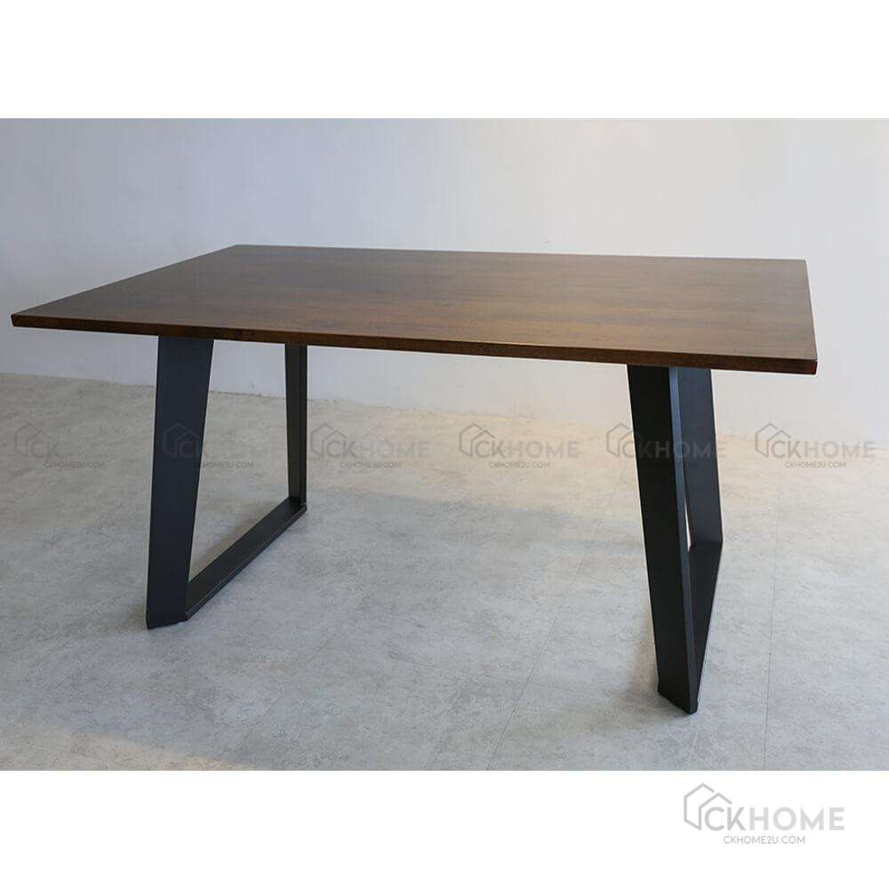 150cm Solid Rubberwood Dining Table | CKHOME2U