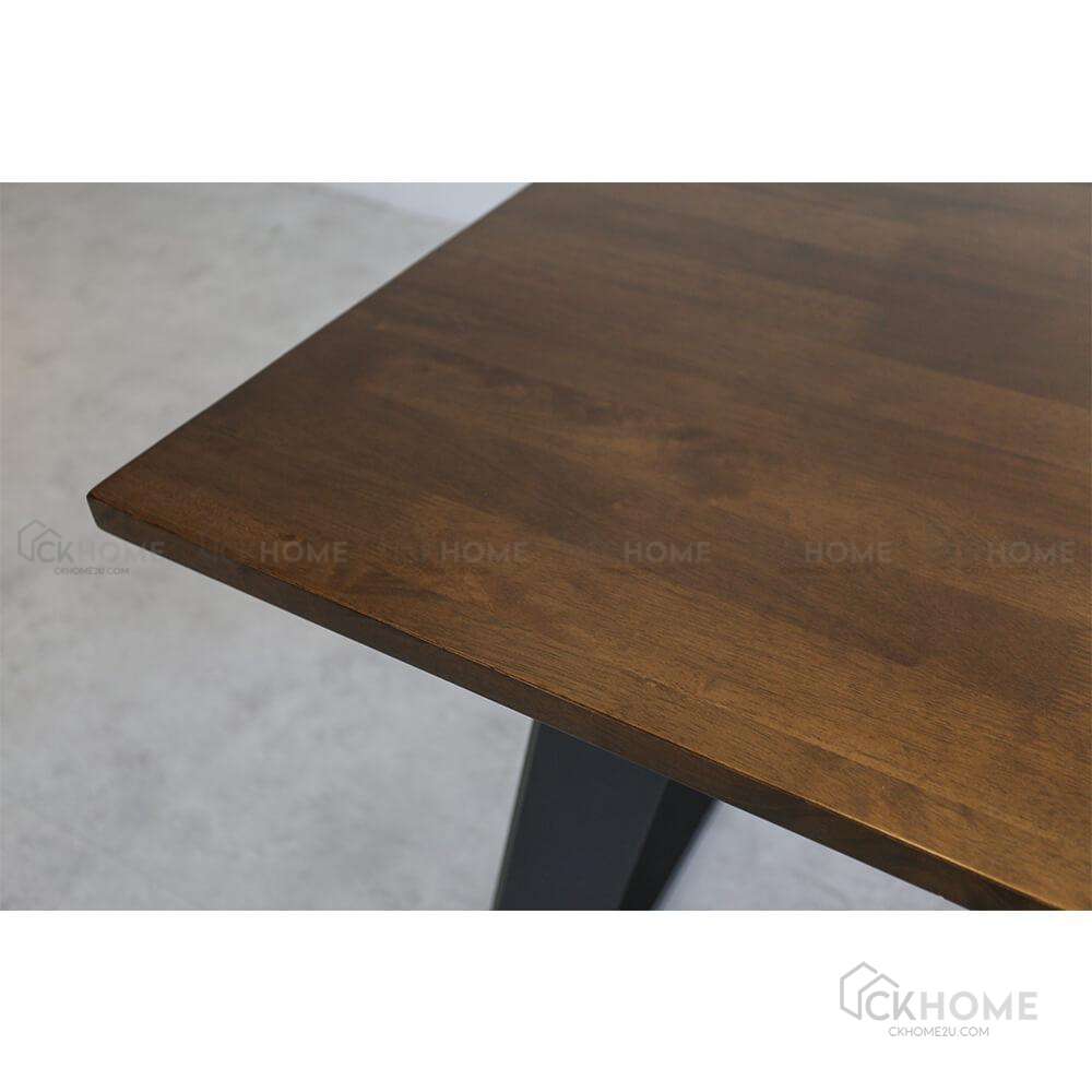 150cm Solid Rubberwood Dining Table | CKHOME2U